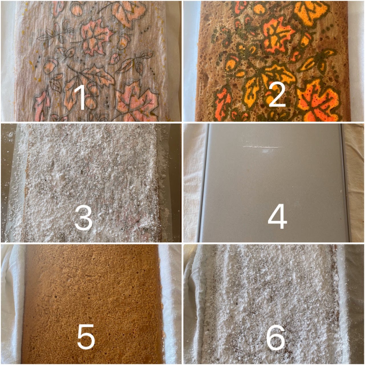 Patterned Pumpkin Cake Roll - Sweet Girl Treats